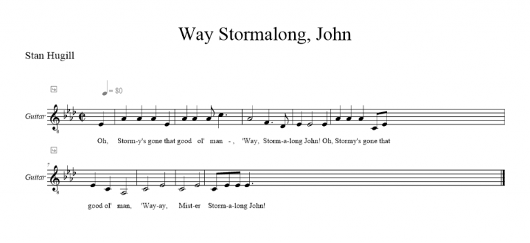 Way Stormalong, John - Traditional Sea Shanties