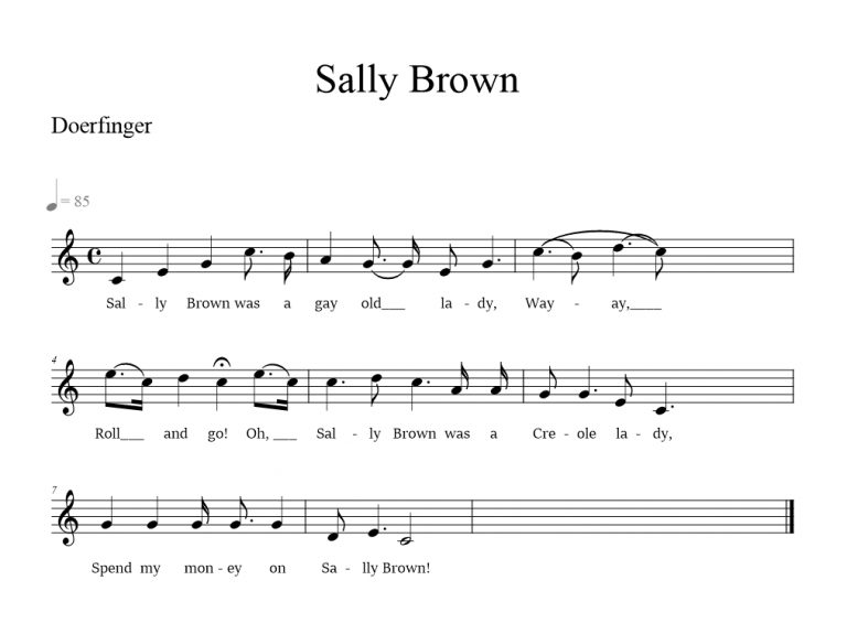 Sally Brown (A - Dick Maitland version) - Traditional Sea Shanties