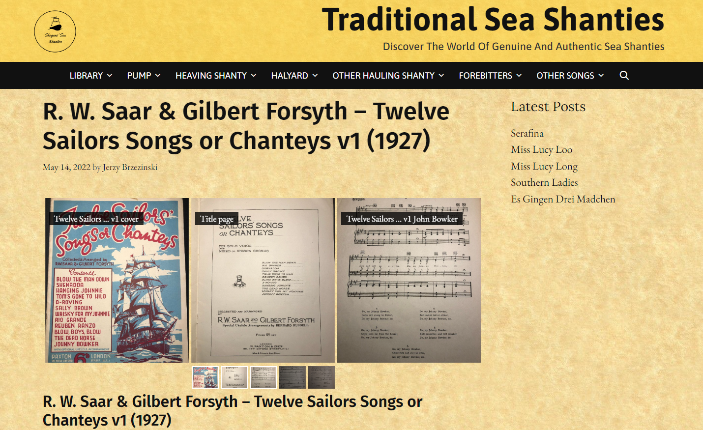 - Traditional Sea Shanties