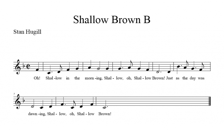 Shallow Brown B - Traditional Sea Shanties