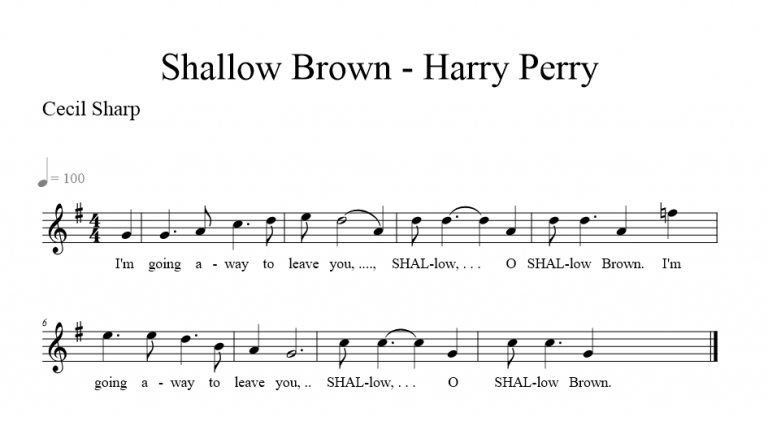 Shallow Brown - Harry Perry - Traditional Sea Shanties